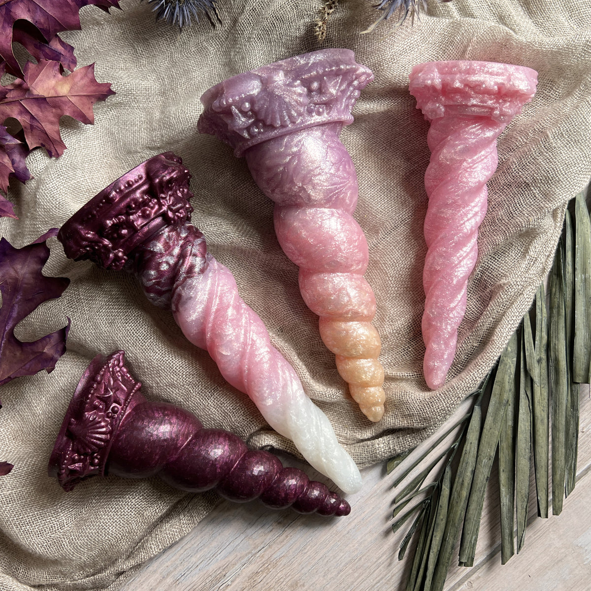 Fenra Ulne's Burgeon : Pastel Pink unicorn Dildo | Fera Daemon