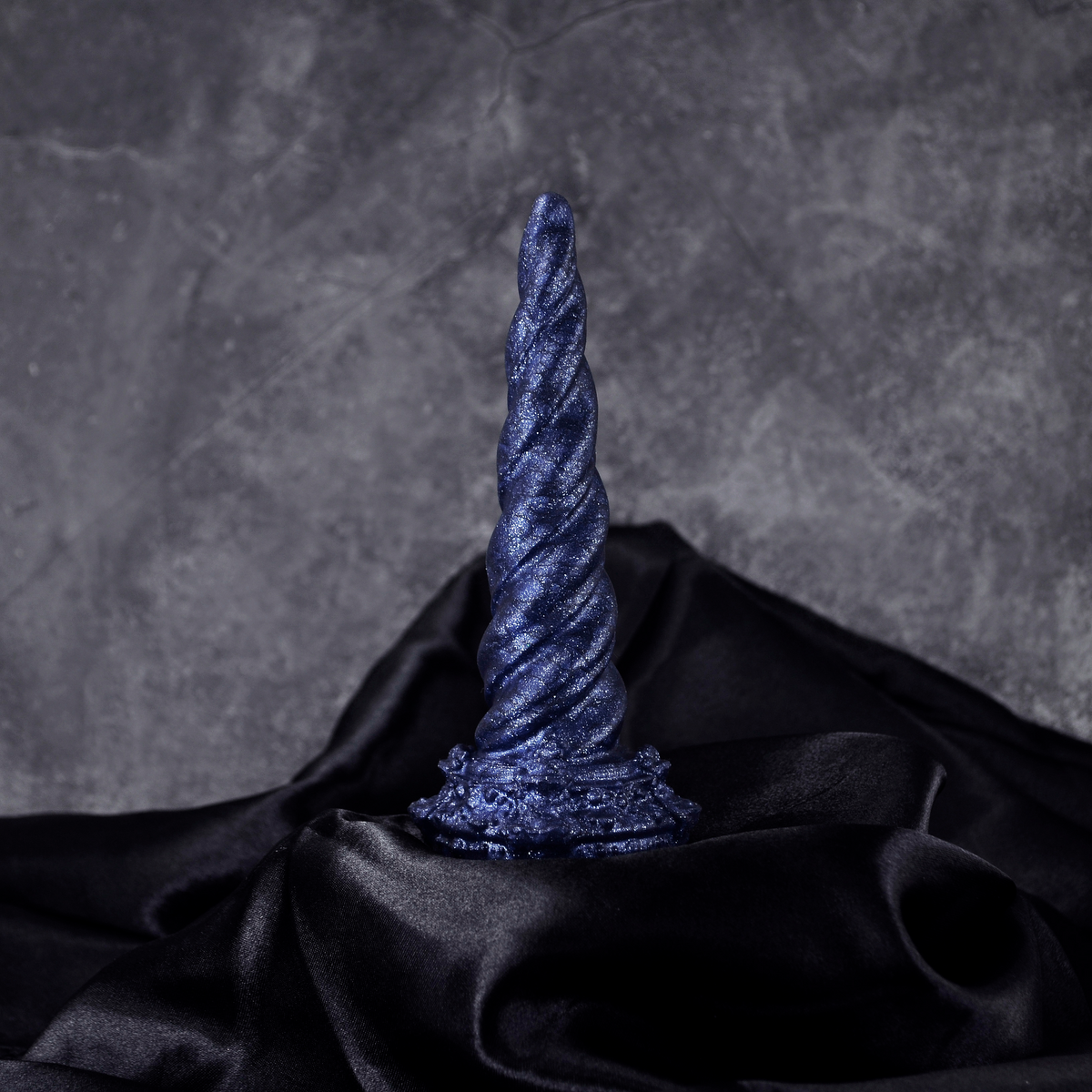 Fenra Starlit Sapphire : Sparkly Dark Blue Unicorn Dildo | Fera Daemon